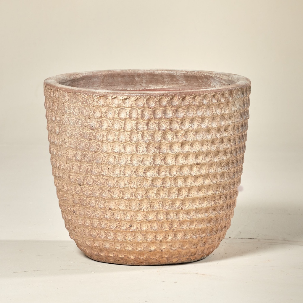 Dimple Egg pot - Coral | The Palm Centre