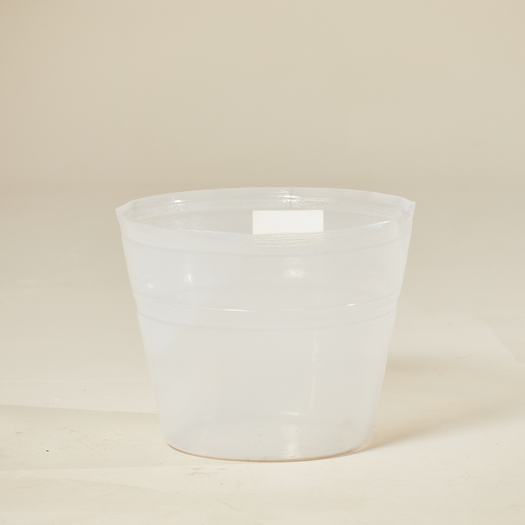 Synthetic transparent pot liner | The Palm Centre